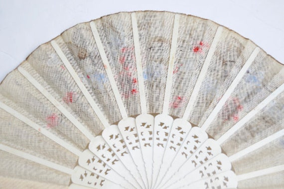 Flamenco fan, Spanish hand drawing fan, Spanish art, … - Gem