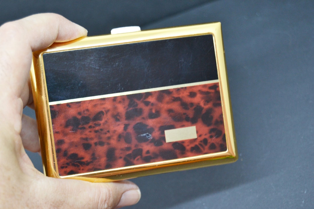 Vintage Metal Cigarette Case,elegant Cigarette Case,cigar Box,smoker ...
