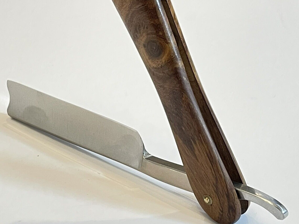 Vintage Barber Salon Straight Razor Cut Throat Shaving Razor Gift Set ...