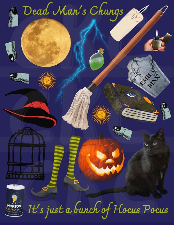 Hocus Pocus Collage Kit Digital Download - Etsy