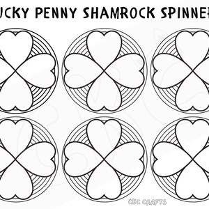 St. Patrick's Day Craft, Penny Spinner, Kids Early Literacy Activity ...