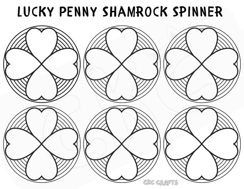 St. Patrick's Day Craft, Penny Spinner, Kids Early Literacy Activity ...