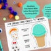 Ice Cream Craft, Letter C, Early Literacy Activity for Kids, Instant ...