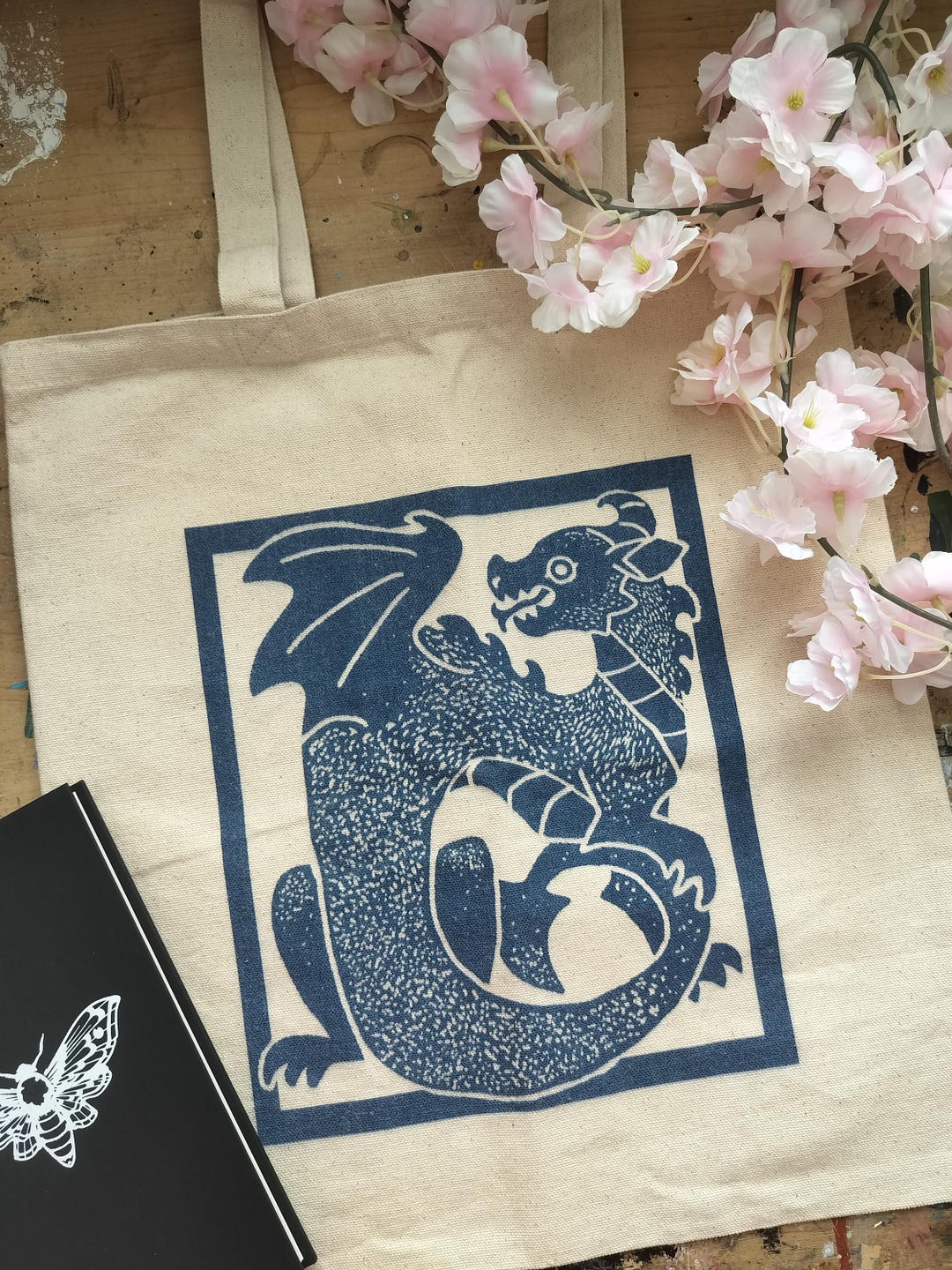 Dragon - Dragon Tote Bag - Medieval - Medieval Tote Bag - European ...
