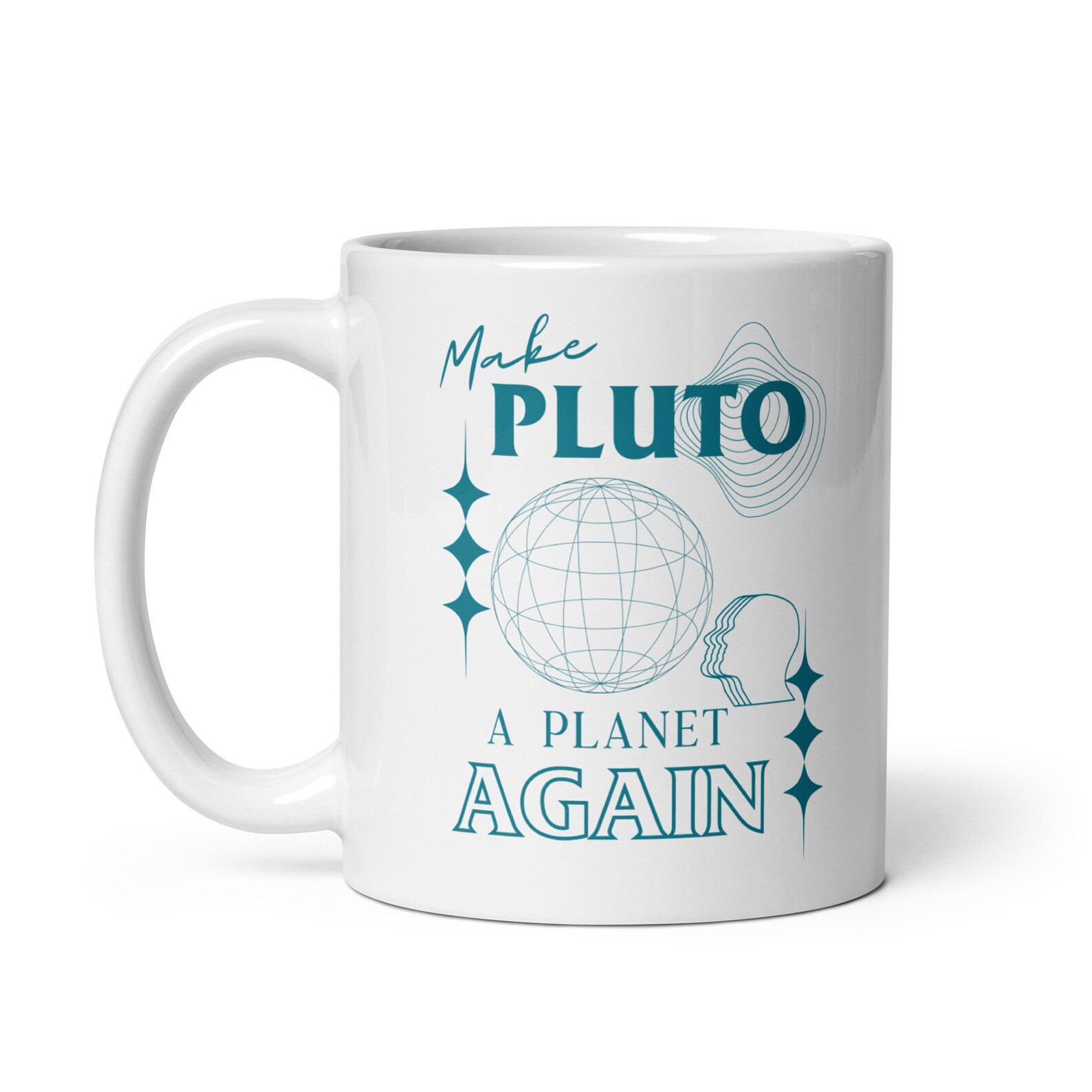 Make Pluto A Planet Again Mug, Space, Futuristic Y2k, 11oz - Etsy