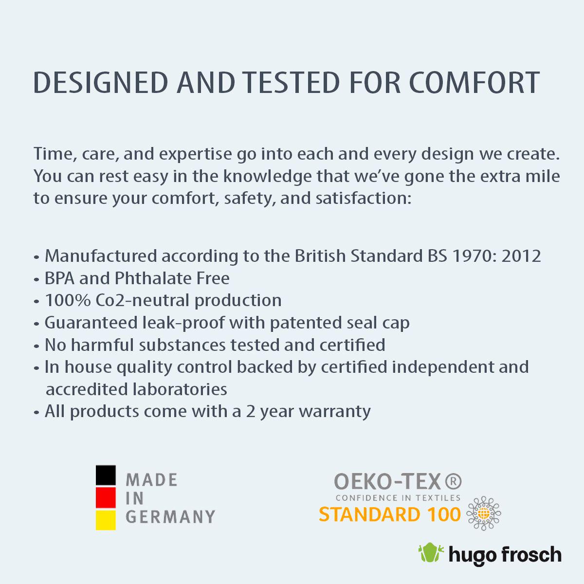 Hugo Frosch Fur Hot Water Bottle – Certified Safe, Natural Pain Relief ...