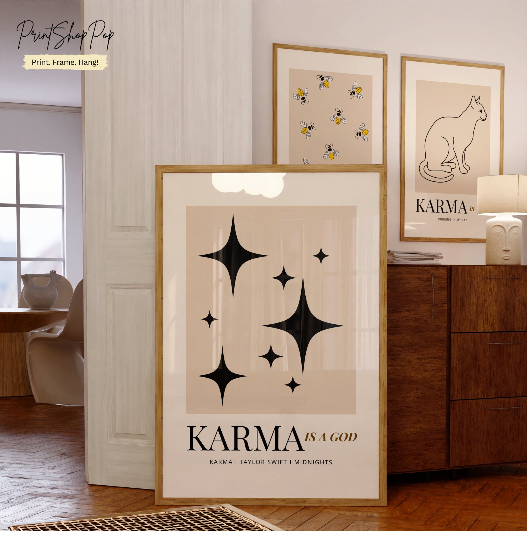 Printable Karma Wall Art Gallery, Taylor Swift Karma Prints, Taylor ...