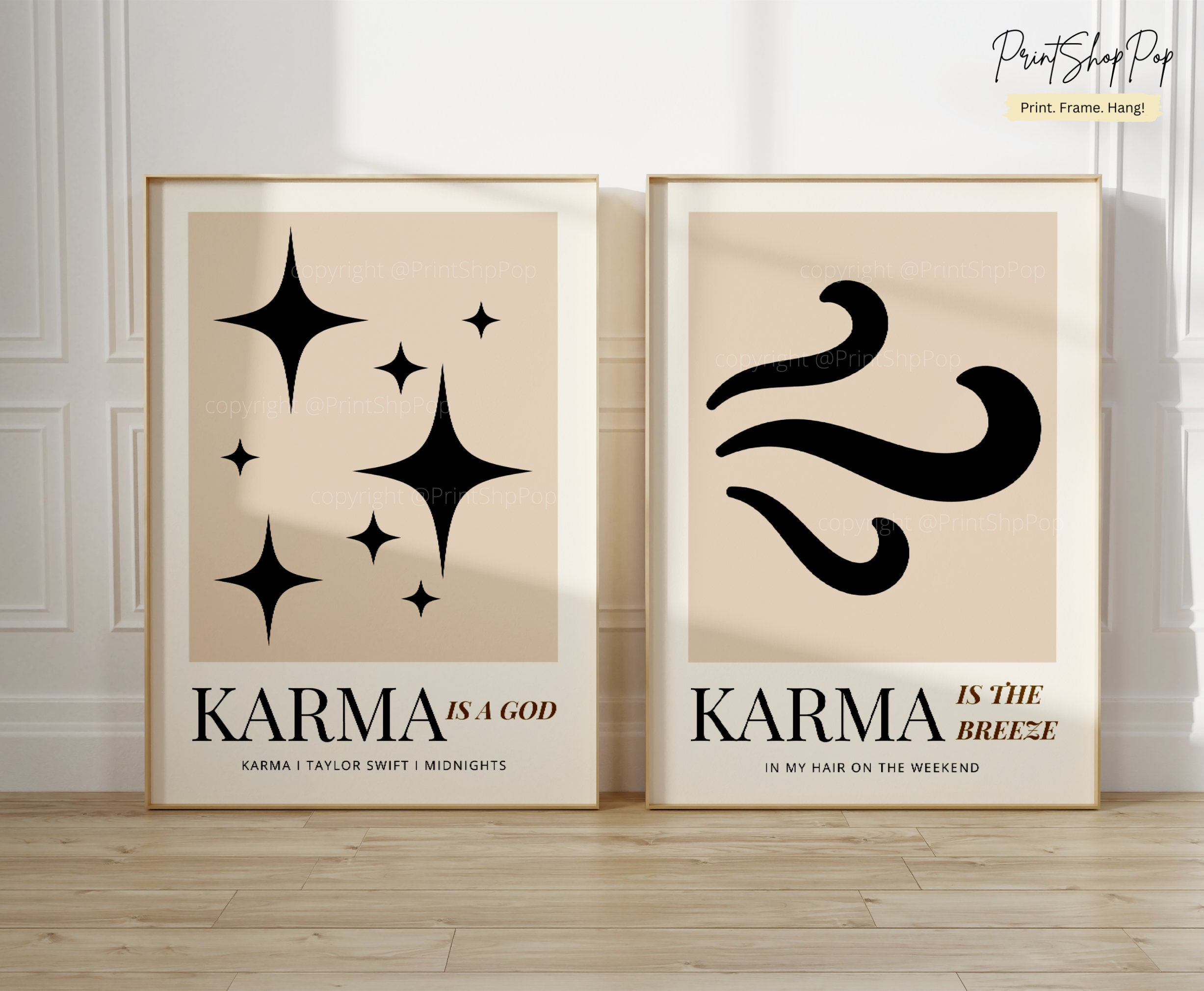 Printable Karma Wall Art Gallery, Taylor Swift Karma Prints, Taylor ...