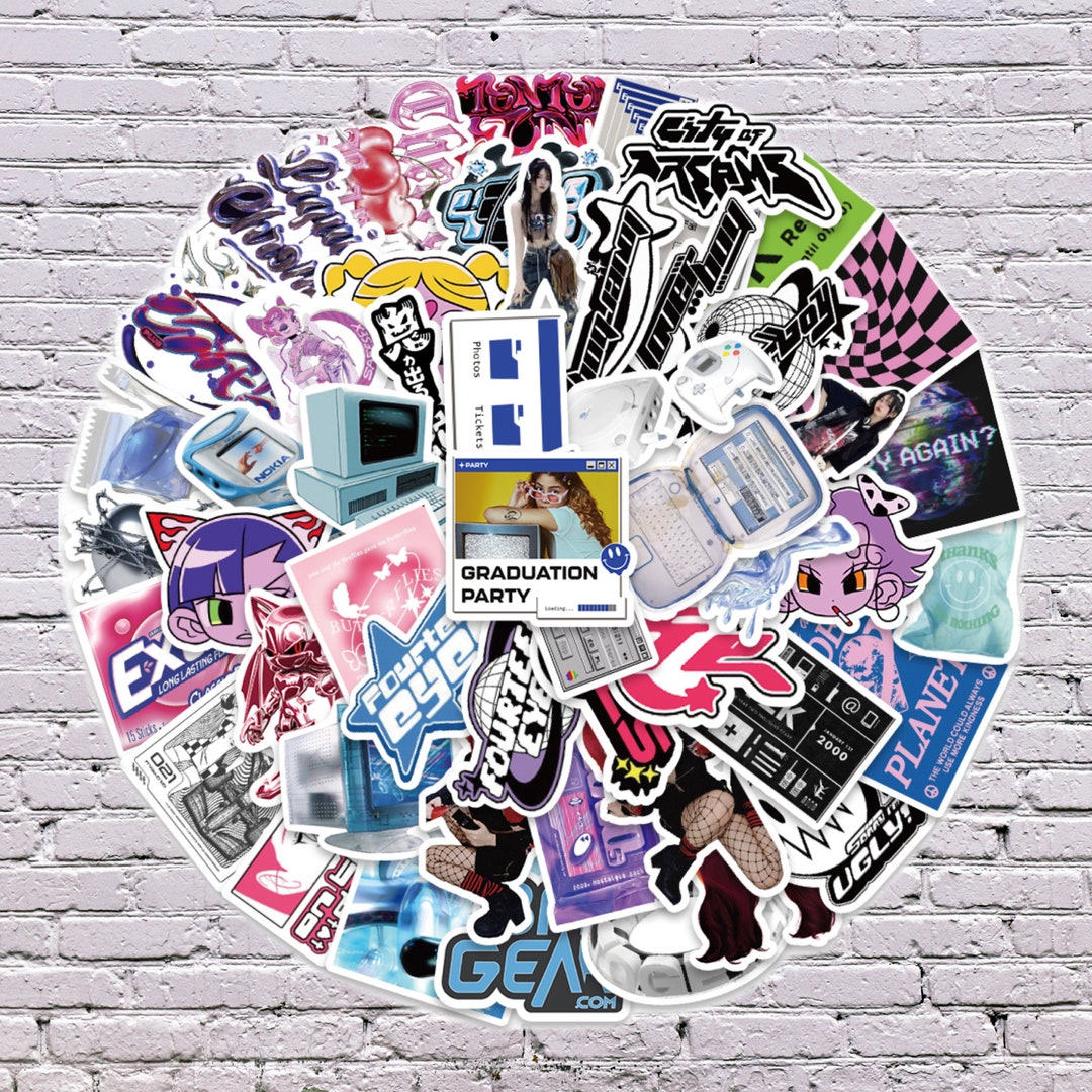 Y2K Stickers Pack Custom Sticker Collection for Planner - Etsy