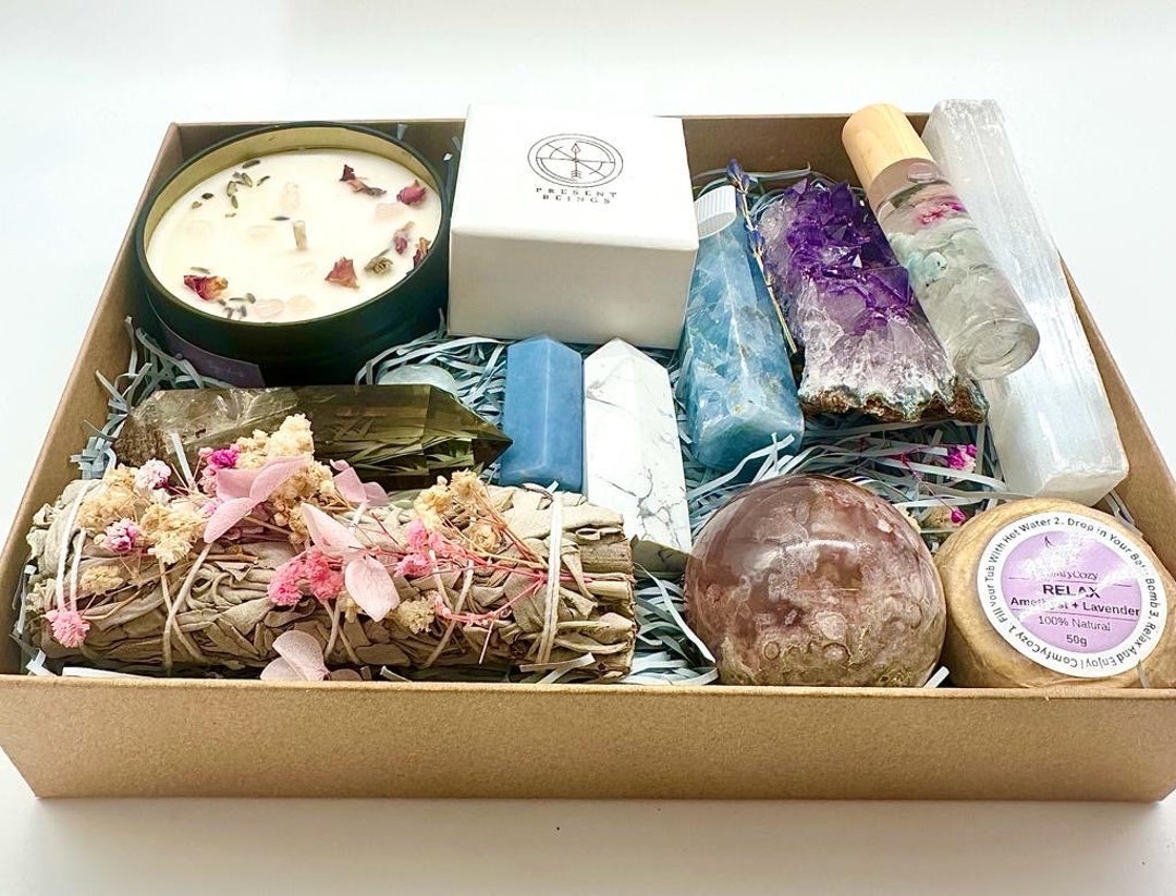 Crystal Night Time Ritual Box, Sleep Crystal Set, Insomnia & Nightmares ...