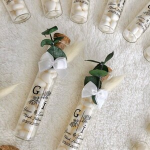 Personalized Candy Favors ,wedding Candy Favors ,glass Tube Candy ...