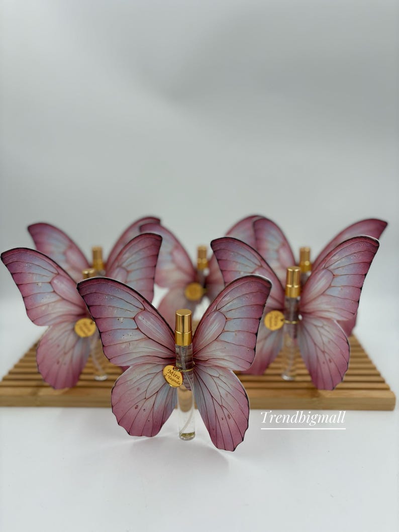 Botella de perfume con forma de mariposa, colonia rellenable ...