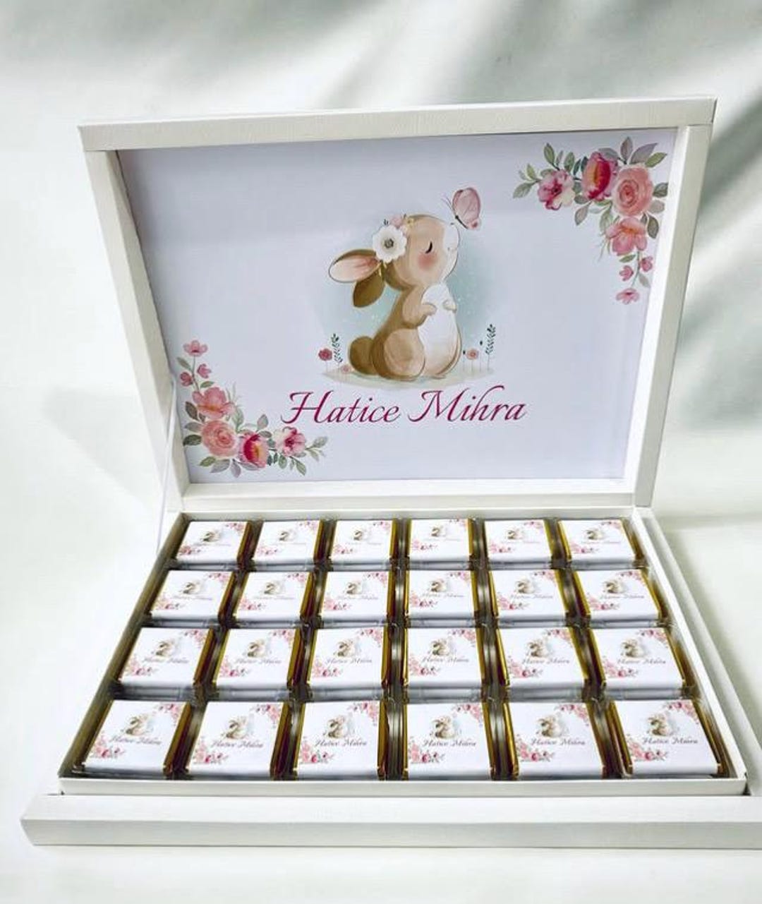 Personalized Chocolate Box, Various Patterns I Guest Gifts - Wedding ...