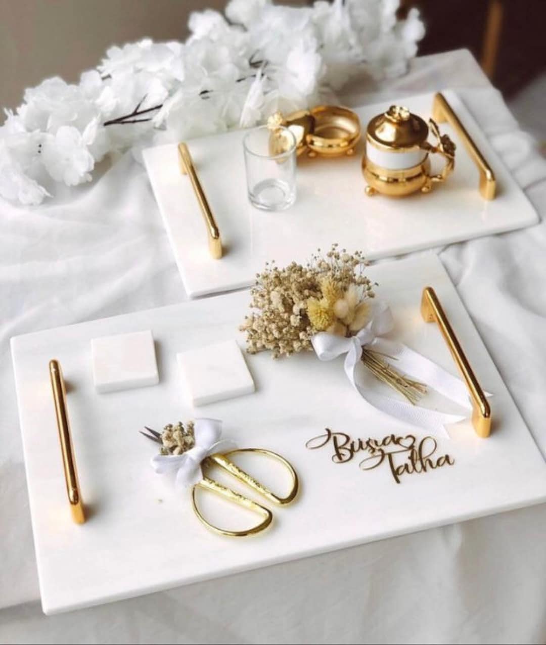 Merble Engagement Tray Set , Personalized Tray Set , Engagement Tray ...