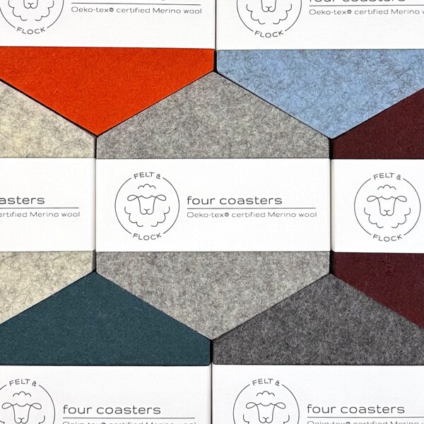 Felt Coasters - Etsy