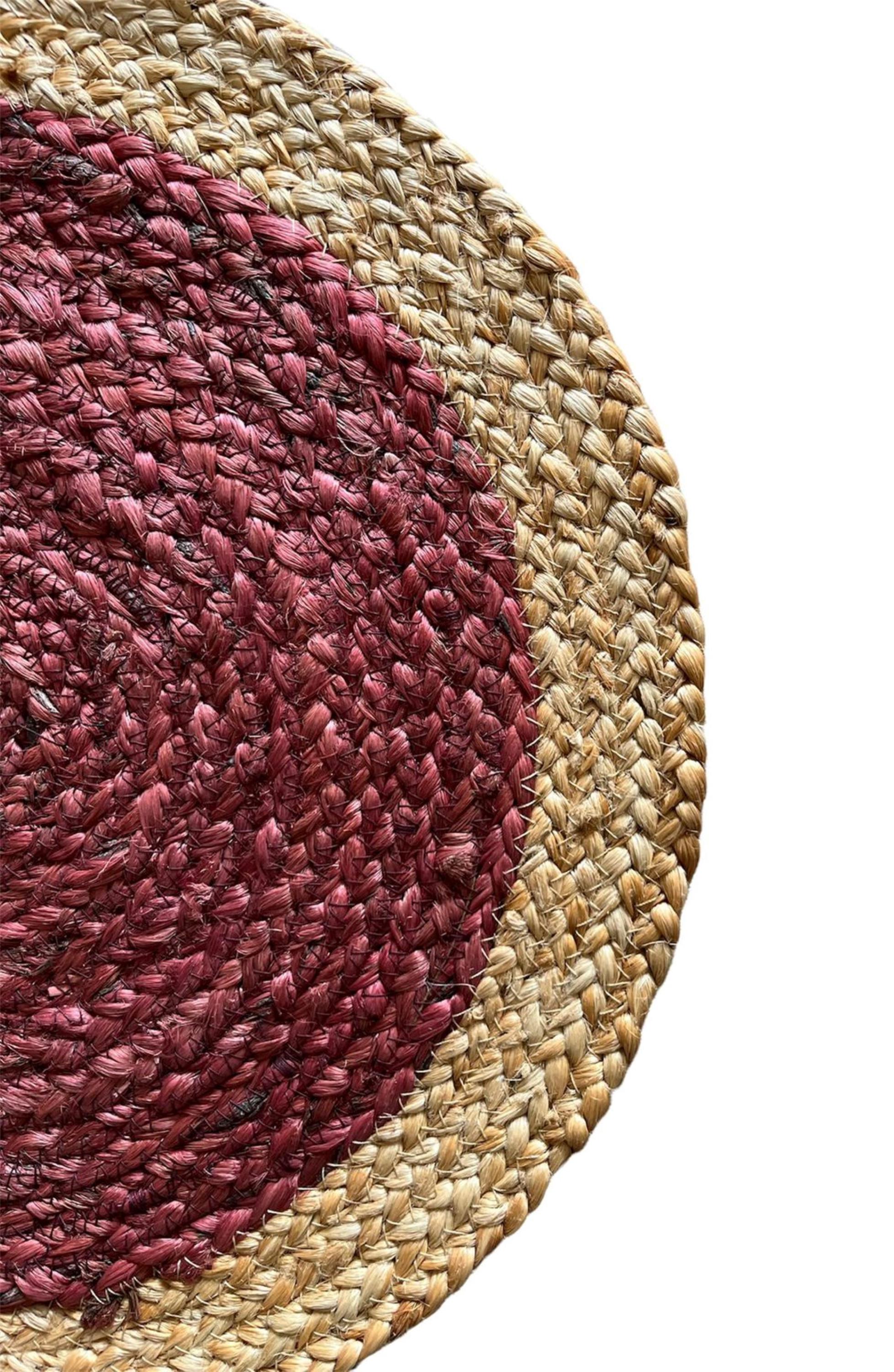 Handmade Purple Color Placemats Round Shape, 15 In, Set of 4 - Etsy