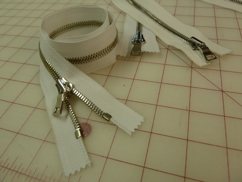 50 Pc of 20 Inch Metal Zippers High-quality Nickel Plate - Etsy