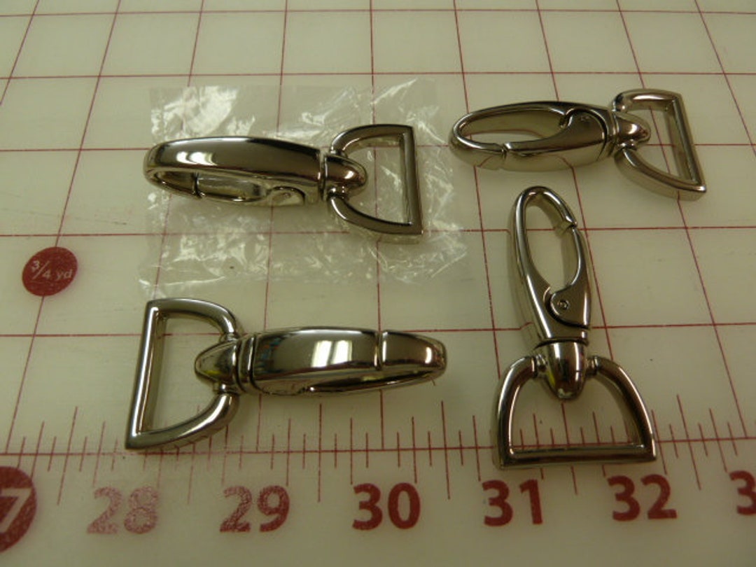 1 Inch Swivel Snap Hook-nickel Plate - Etsy