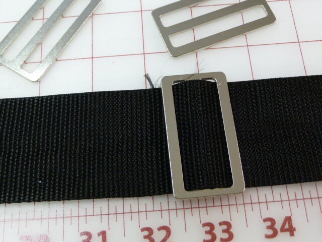 3-pc 2 Inch Shoulder Strap Slide Nickel Plate - Etsy