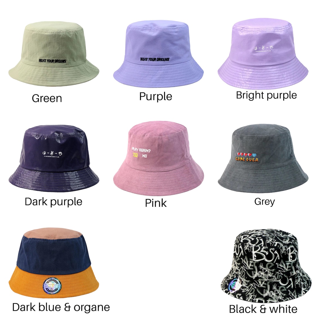 Everyday Premium Cotton Bucket Hats Comfortable Durable Lightweight ...