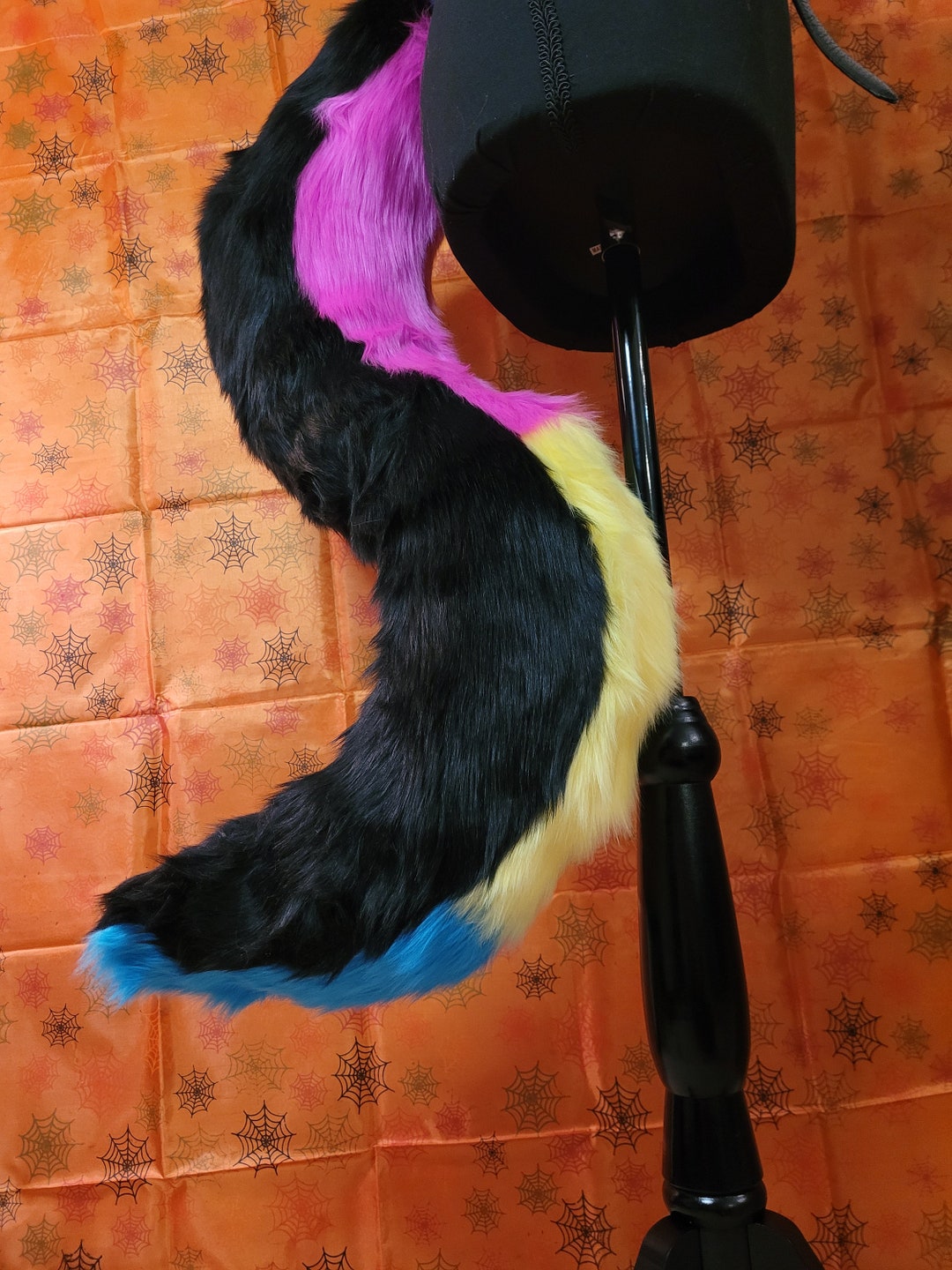 Pan Pride Fursuit Tail, Wolf/canine Tail - Etsy