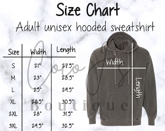 Inclusive Size Chart - Etsy