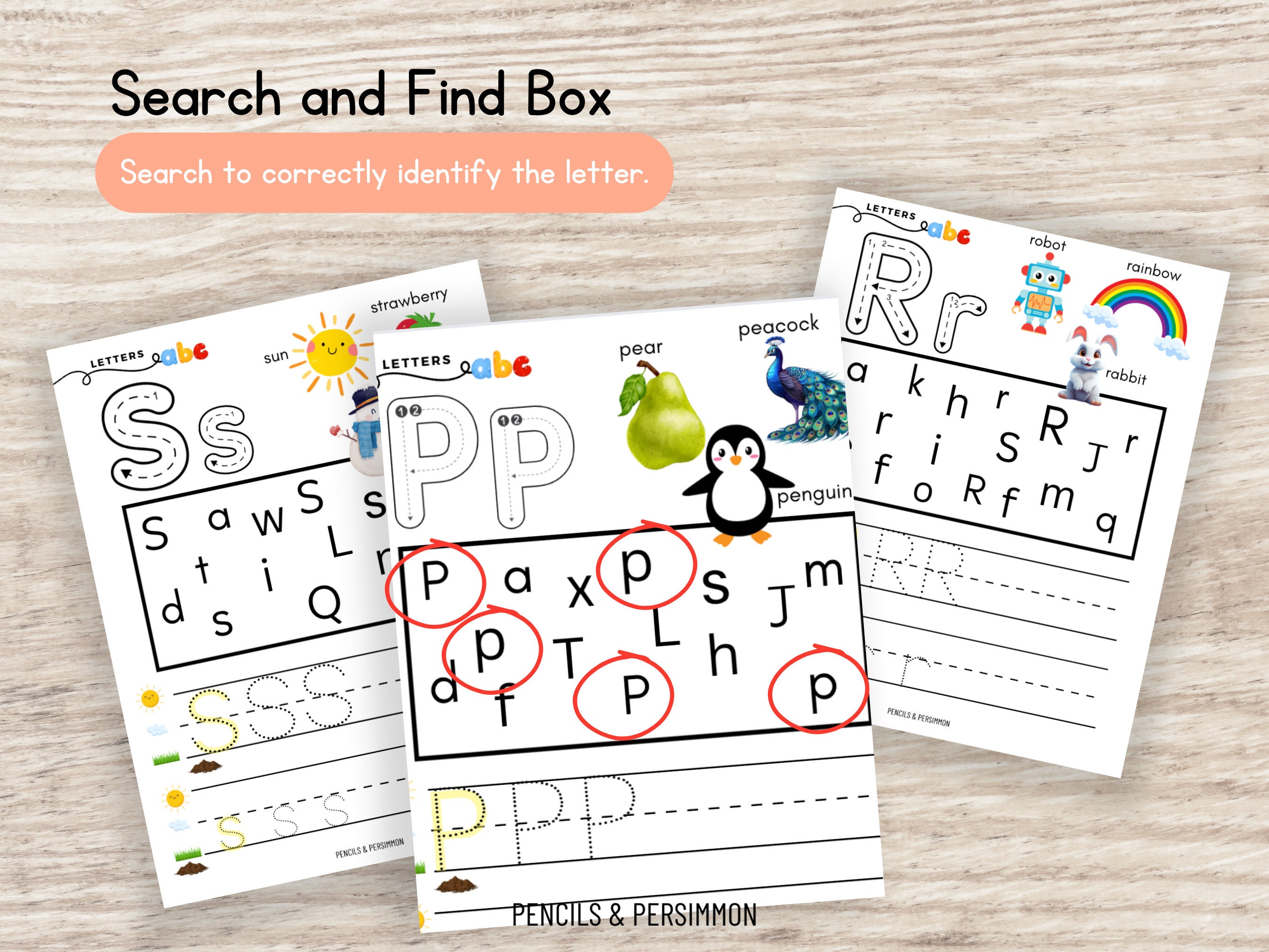 26 ABC Phonics Tracing Sheets. Preschool- Kindergarten Handwriting and ...