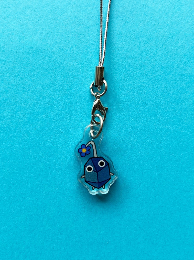 Tiny Pikmin Phone Charm Keychains // Funny Cute 1in Acrylic Keychains ...