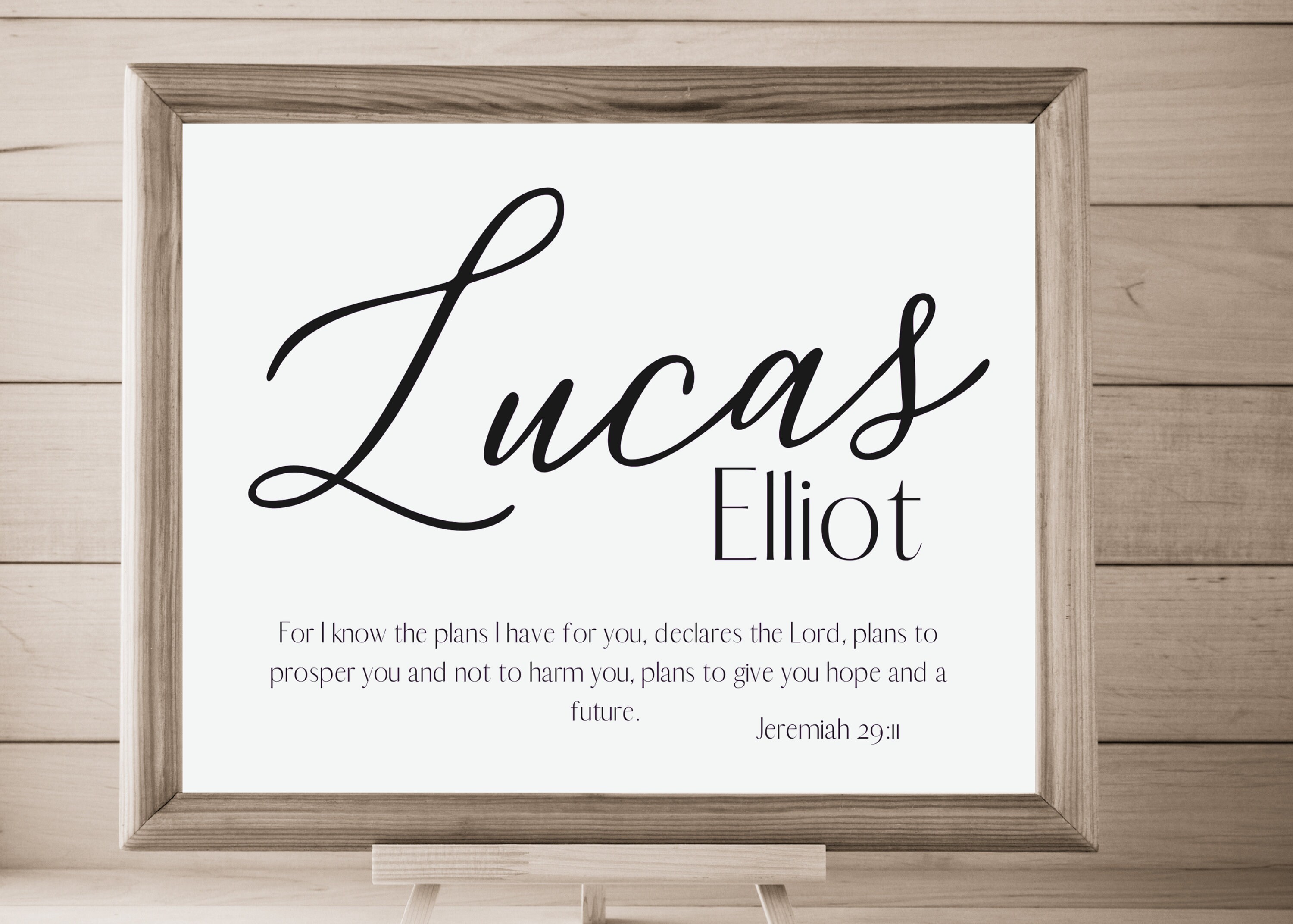 CHRISTIAN NURSERY PRINT Wall Sign Baby Name Wall Printable Custom Wall ...