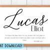 CHRISTIAN NURSERY PRINT Wall Sign Baby Name Wall Printable Custom Wall ...