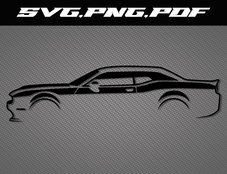 Challenger Widebody Svg File Vinyl Cutting File Cricut - Etsy