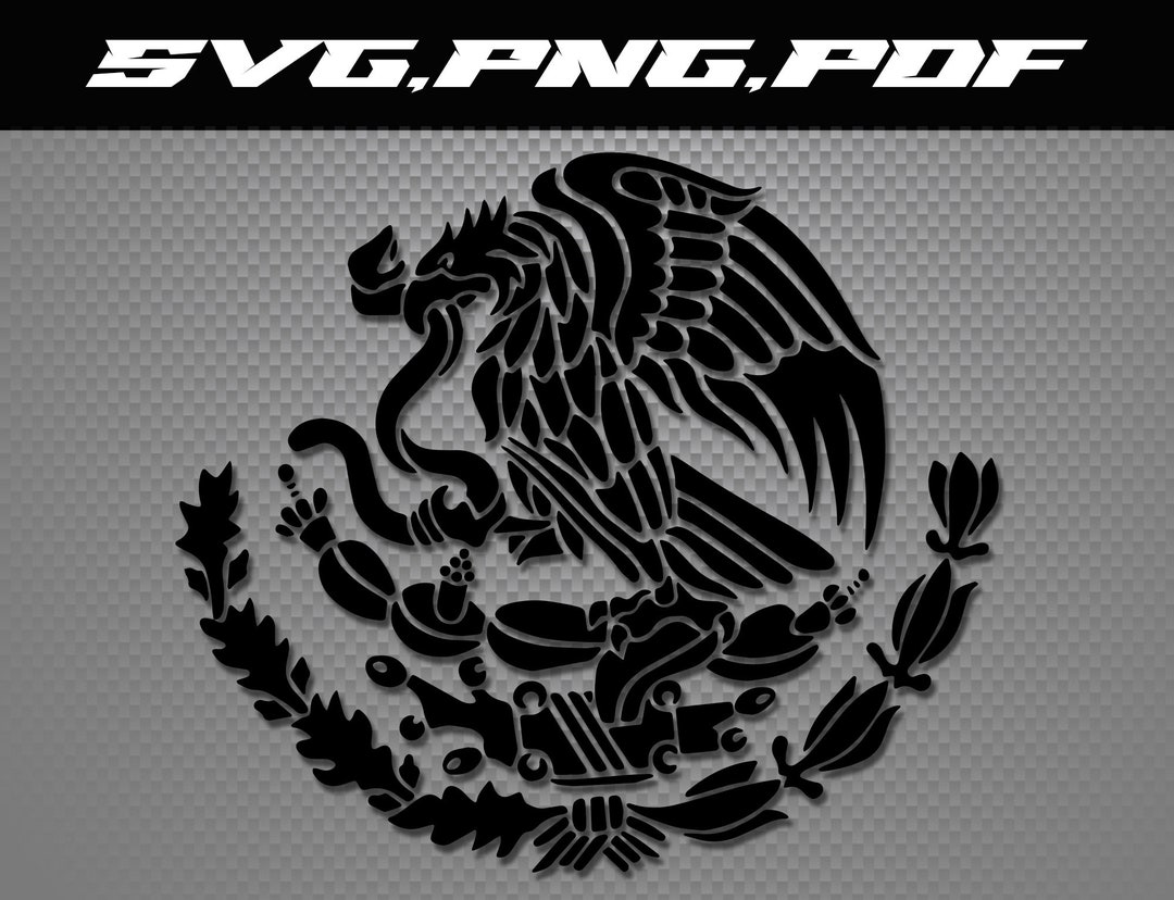Aguila Mexicana Mexico Eagle Svg File•digital Download•svg File for ...
