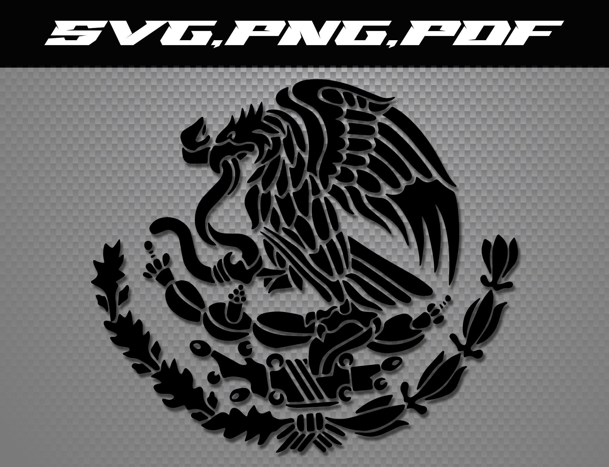 Aguila Mexicana Mexico Eagle Svg File•digital Download•svg File for ...