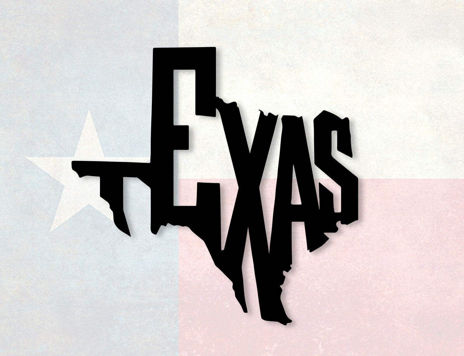 Texas Text Svg File, Digital Download, Svg File for Cricut, Silhuotte ...