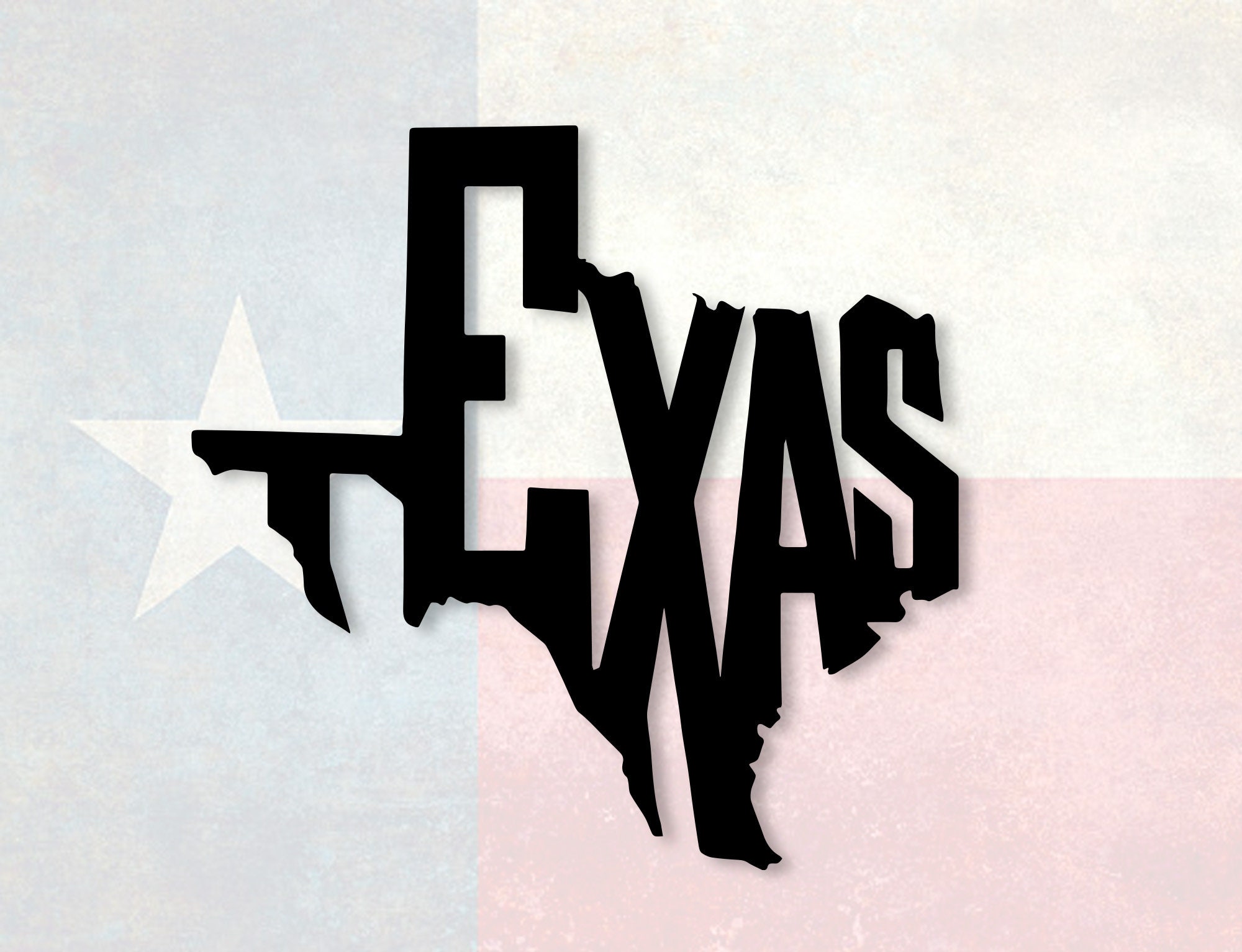 Texas Text Svg File, Digital Download, Svg File for Cricut, Silhuotte ...