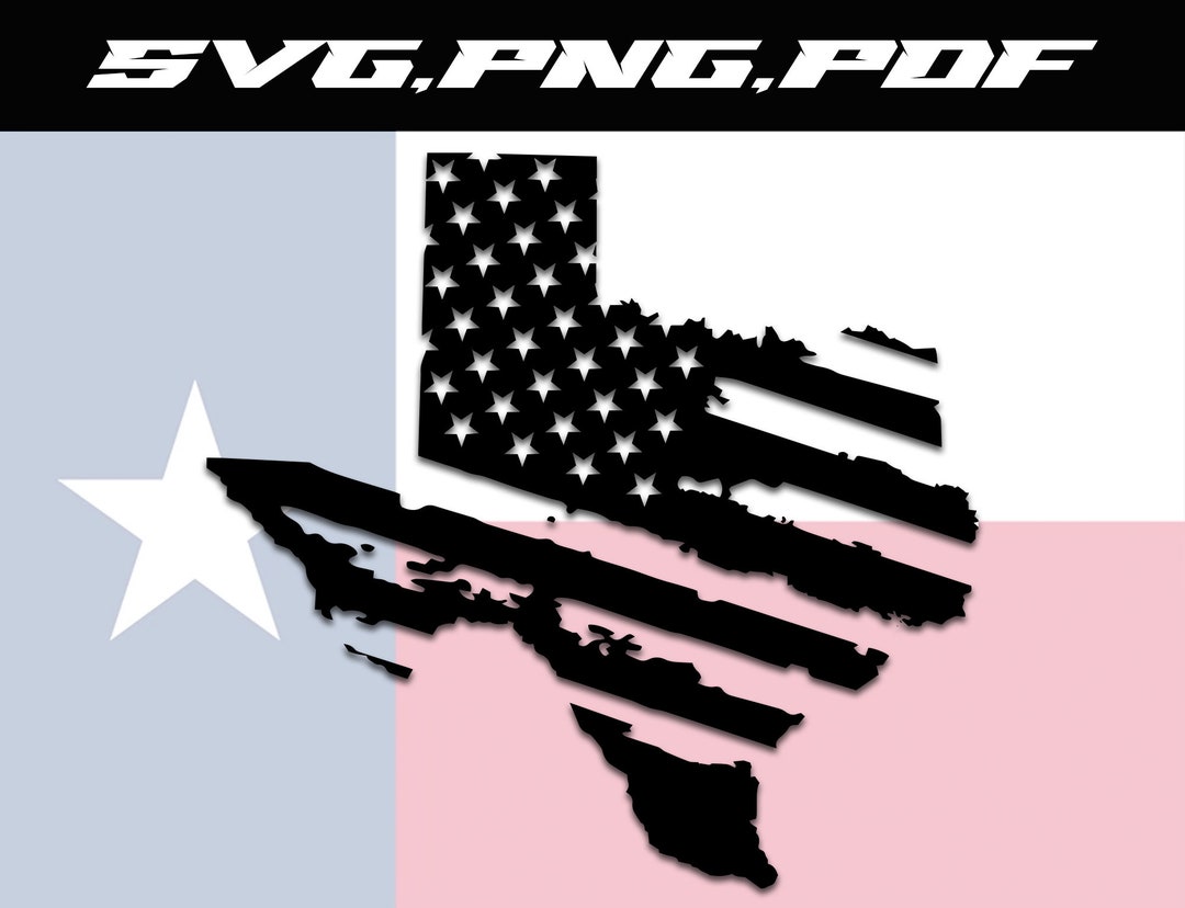 Texas Distressed American Flag Svg File•digital Download•svg File for ...
