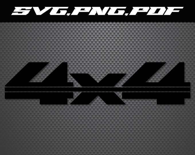 4X4 Svg Four by Four Logo Pack Off-road Rally Car Truck Racing SGV ...