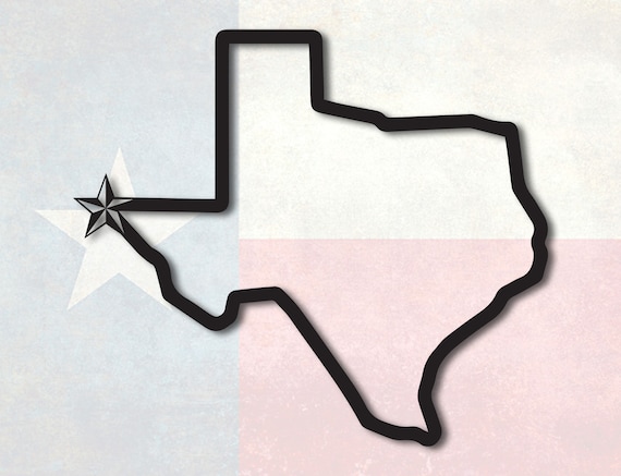 El Paso Star Svg File Digital Download Svg File for Cricut - Etsy