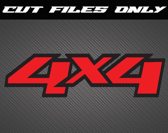 4X4 Svg Four by Four Logo Pack Off-road Rally Car Truck Racing SGV ...