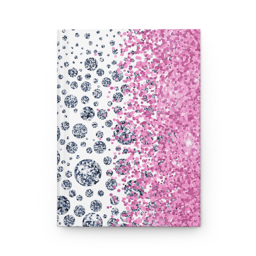 Hardcover Journal - Pink Glitter & Diamonds - Etsy