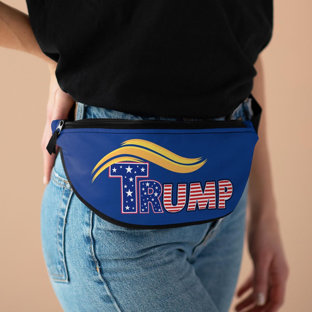 Trump Fanny Pack, American Flag Waist Bag for Trump Supporters ...