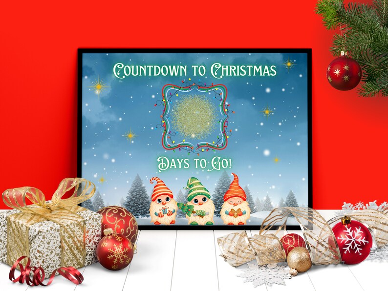 Christmas Countdown Interactive Counting Fun for Kids & - Etsy