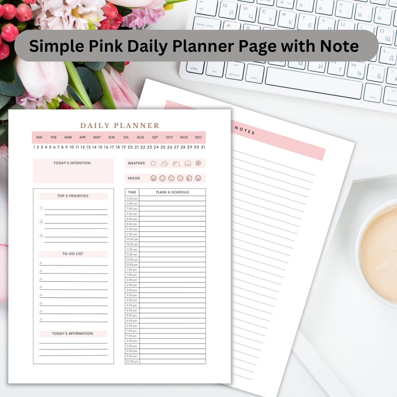 Daily Planner - Etsy