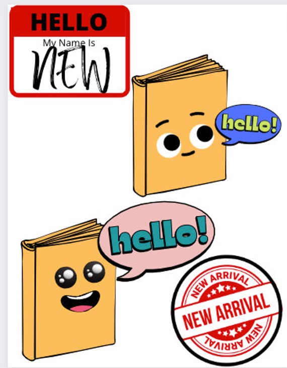 New Arrivals Books Sign