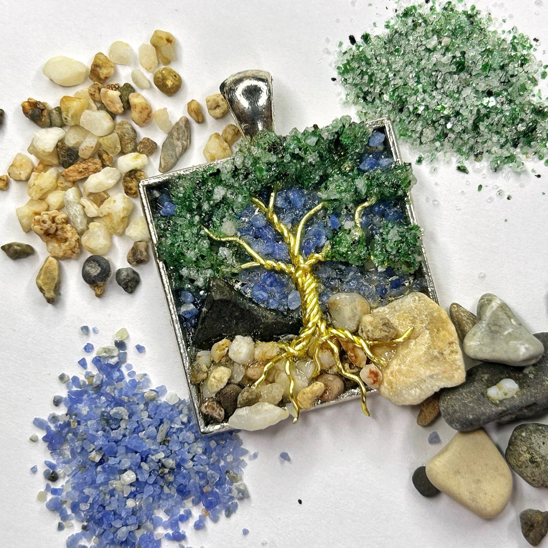 NEW Tree of Life Made With rare Sand - Etsy