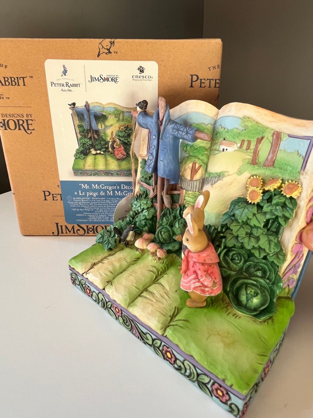 Enesco Jim Shore Peter Rabbit Figure - Etsy