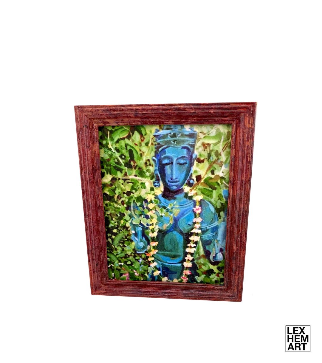 Miniature Wood Hand Painted Faux Finished Framed Fine Art - Etsy