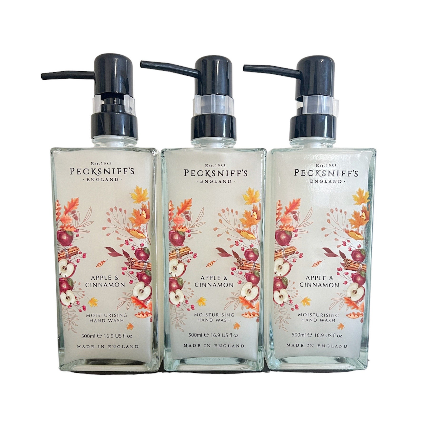 NEW Apple & Cinnamon Moisturizing Hand Wash Glass Bottle - Etsy