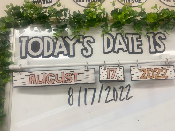 Todays Date is Whiteboard Magnet - Etsy