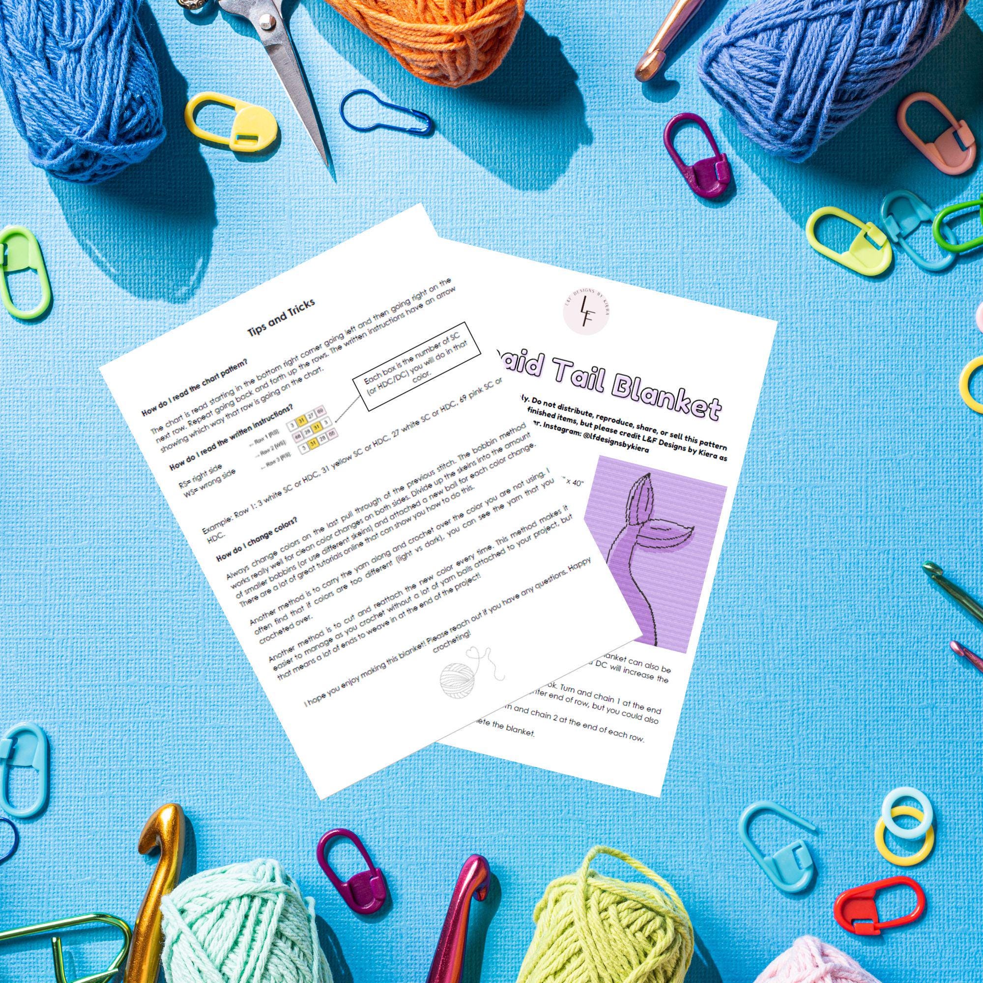 Crochet Mermaid Tail Blanket Pattern Crochet Mermaid Tail Baby Blanket ...